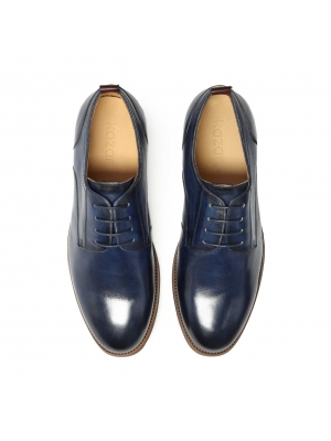 Men’s navy blue derby shoes AMADO