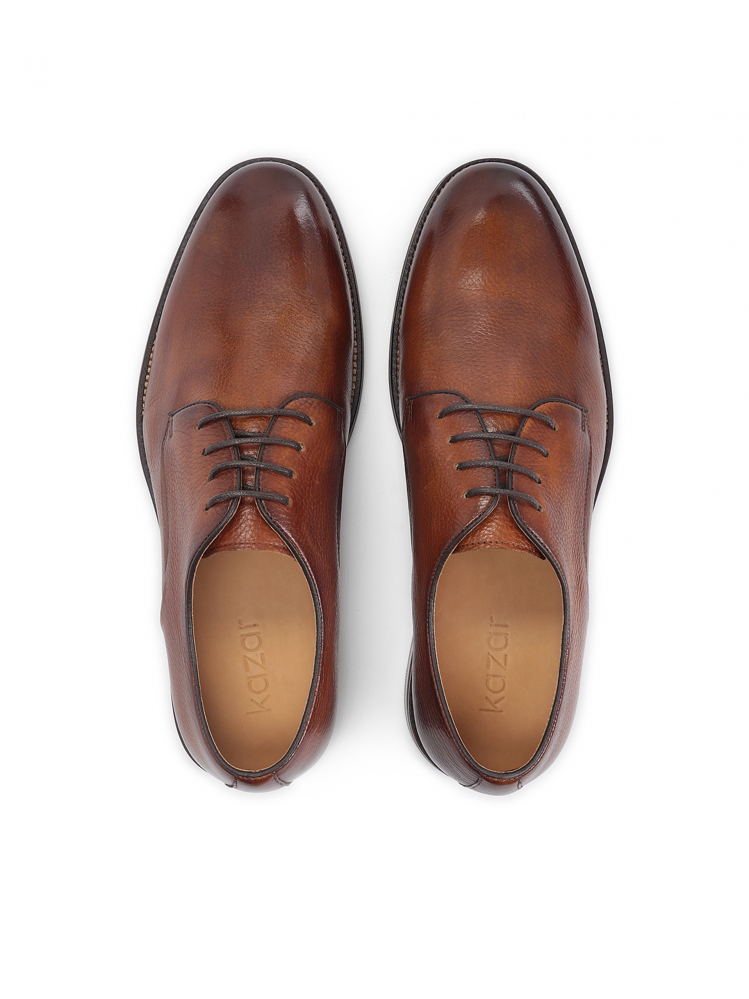 Men’s light brown Derby shoes BOJAN