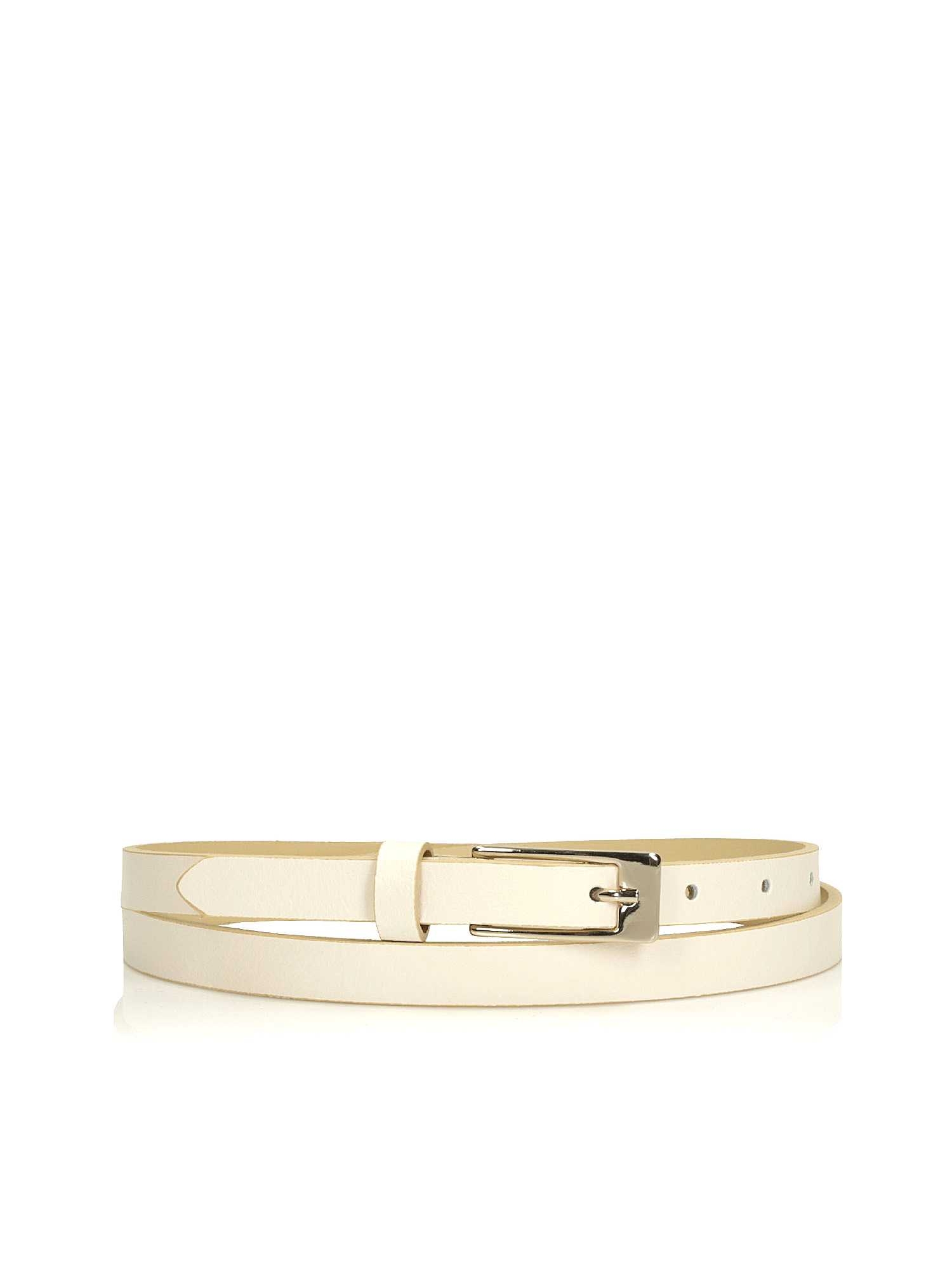 Ladies' cream belt